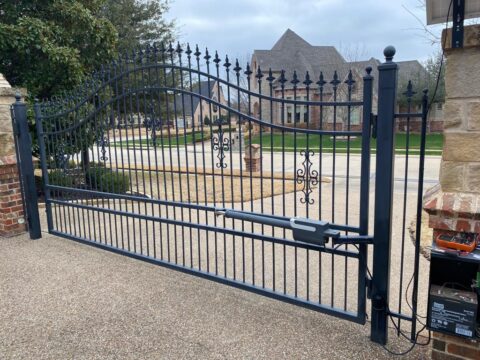 Wrought Iron Gate & Fence - Garage Tec | Automatic Gates & Garage Door ...